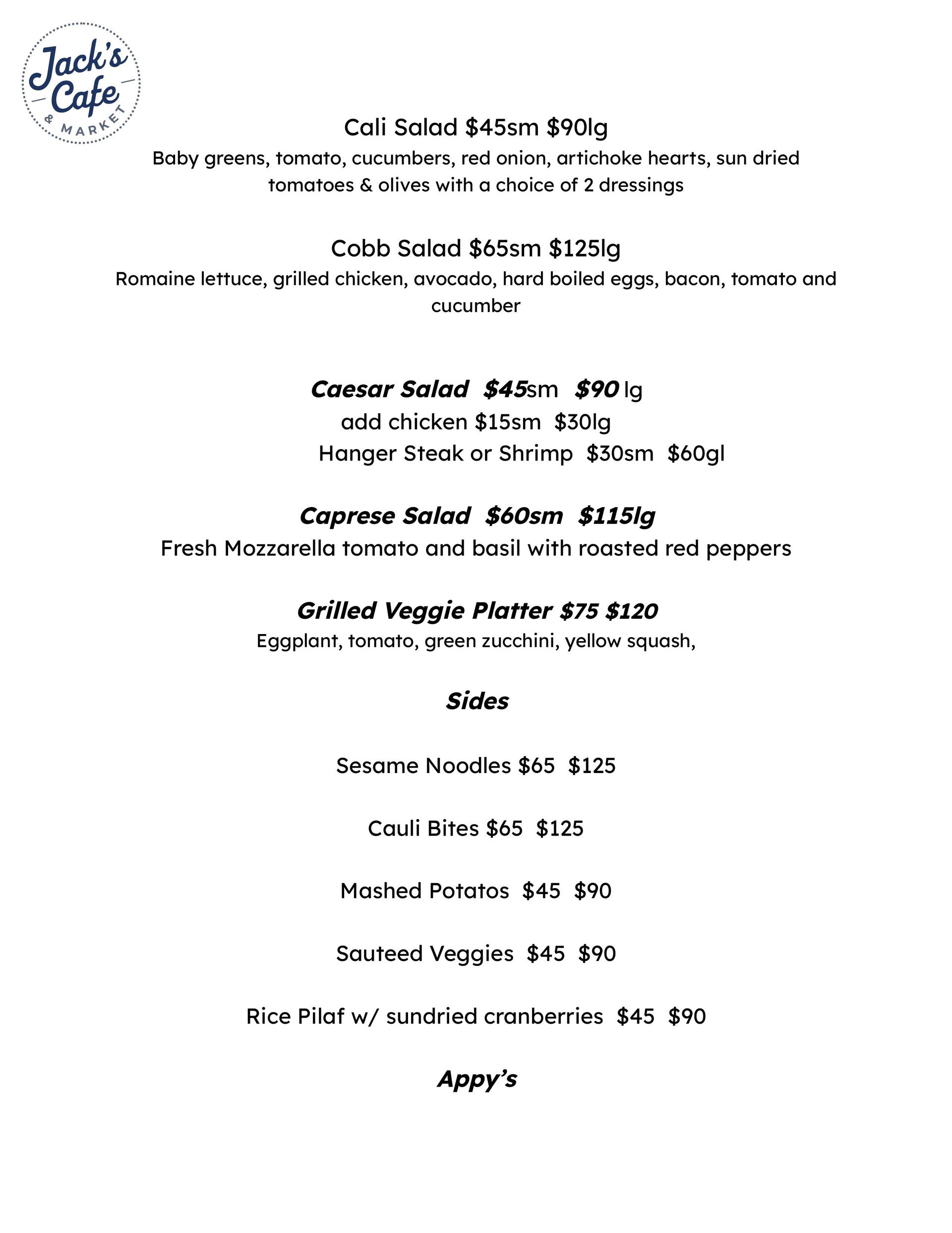 Jack's Cafe & Market - River Vale, NJ