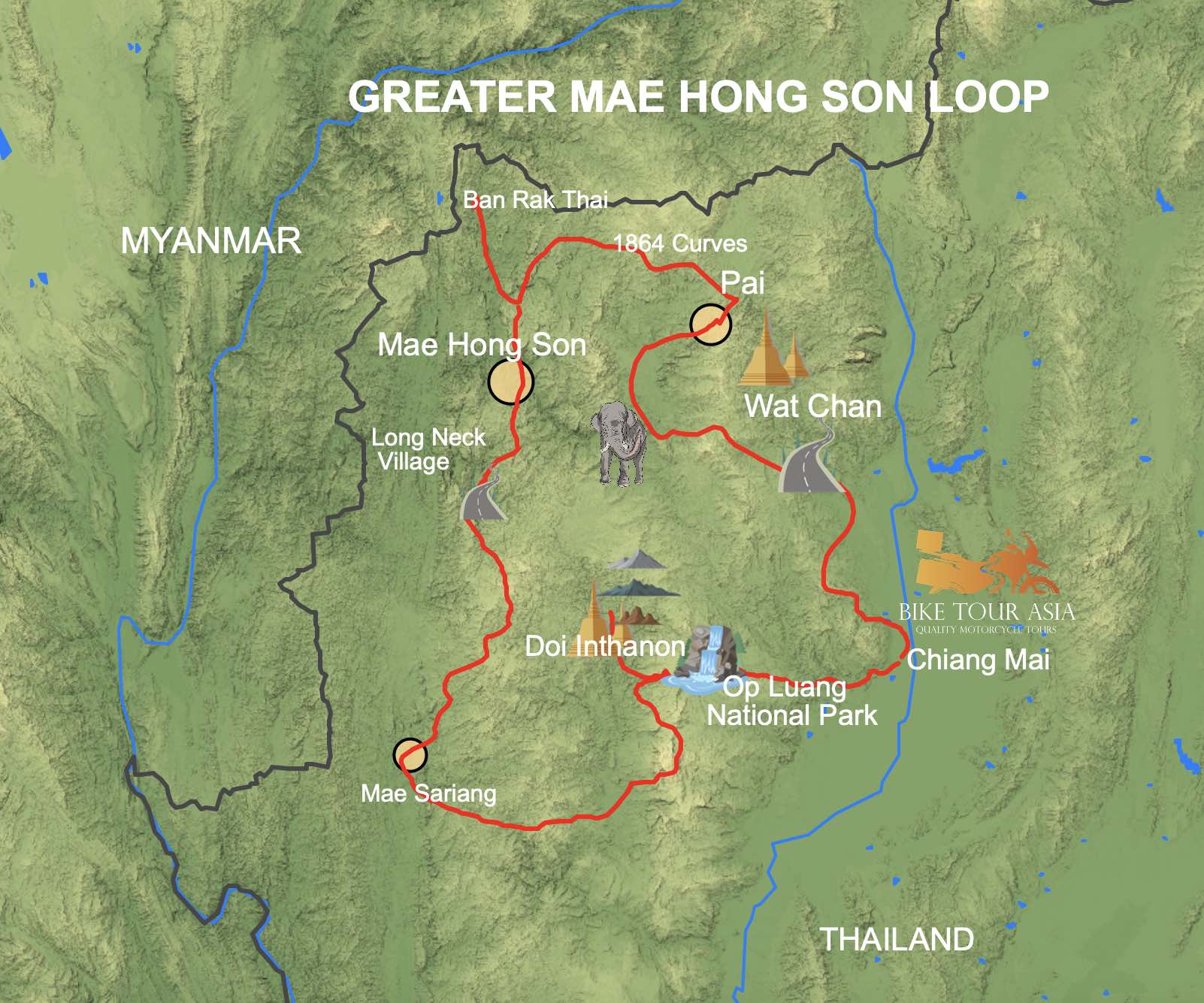 The Greater Mae Hong Son Loop