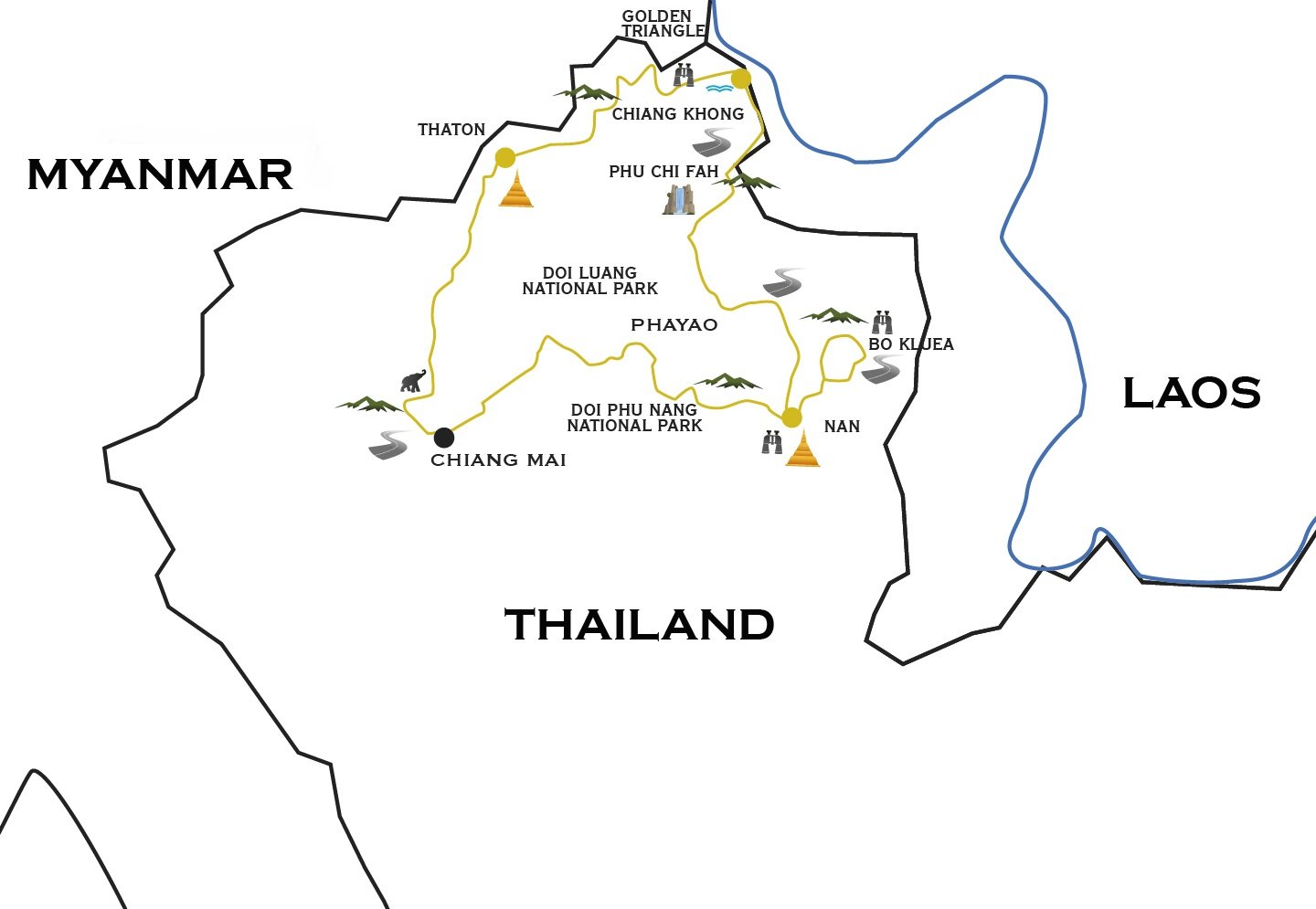 Unseen Lanna Kingdom Self Guided Motorcycle Tour