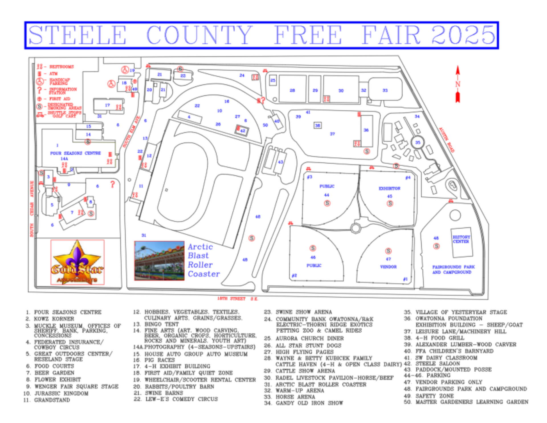 Maps | Steele County Free Fair