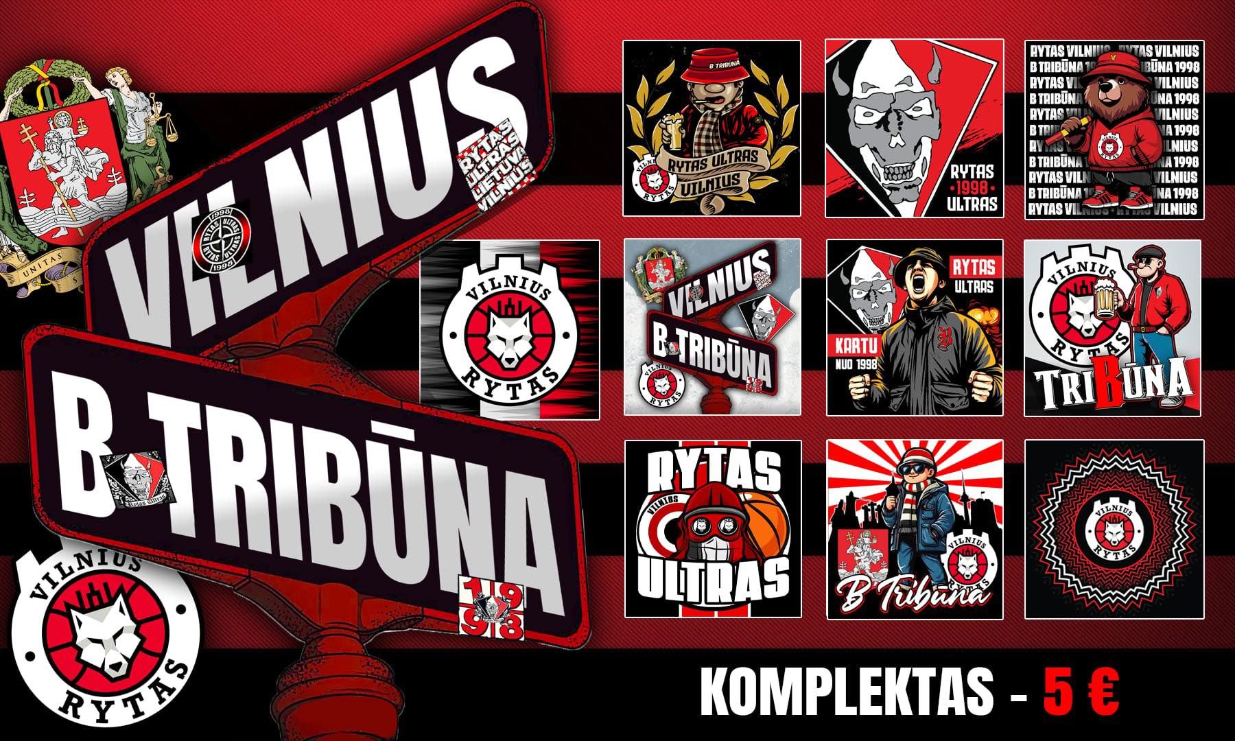 Vilniaus Ryto sirgalių Atributika | B Tribūna