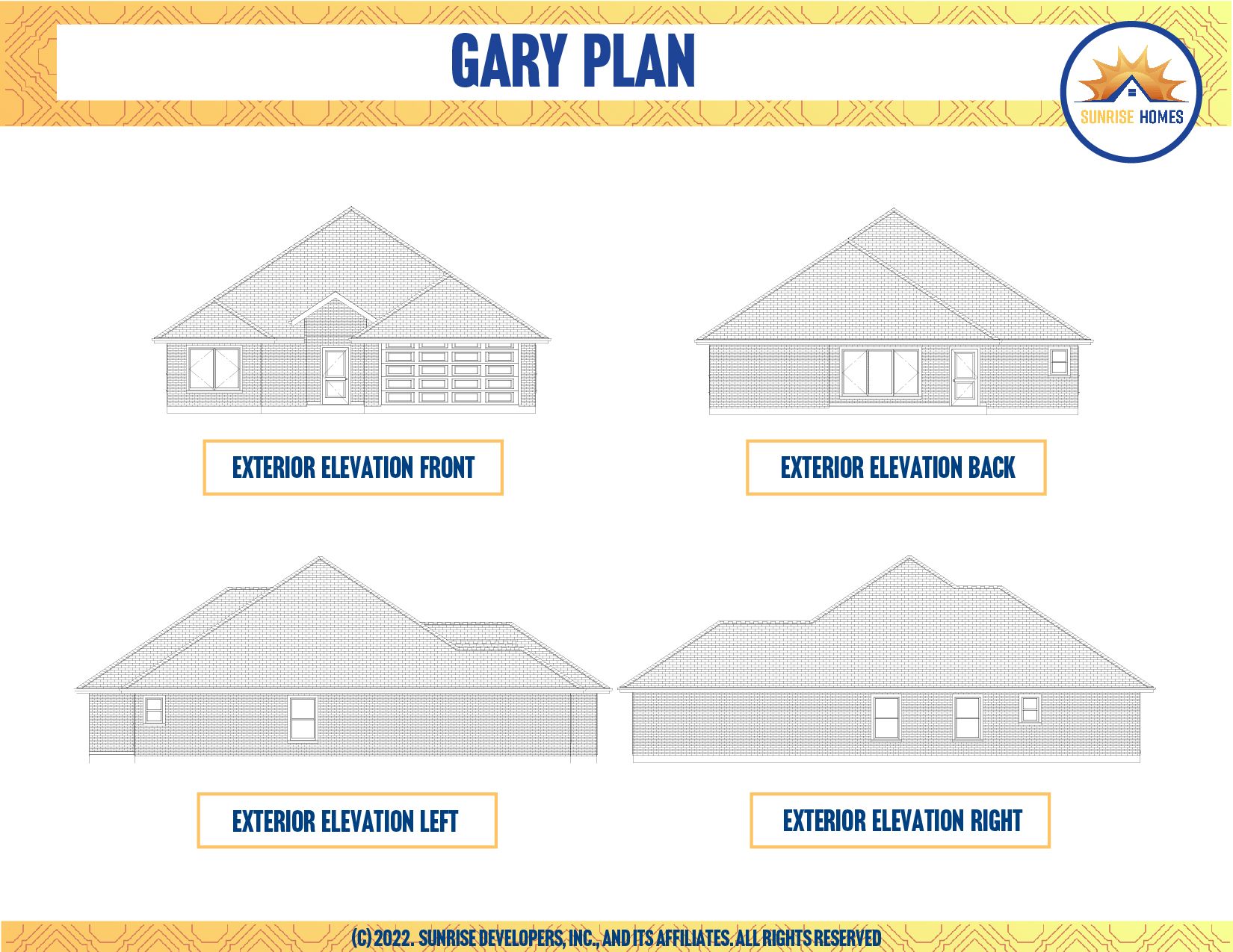 SWH Plan - Gary - Sunrise Homes