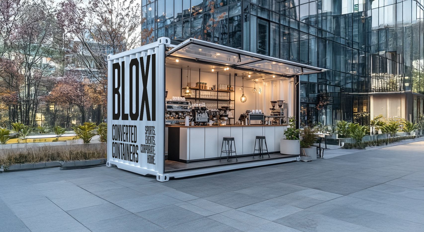 Shipping Container Retail Spaces | Bloxi | UK