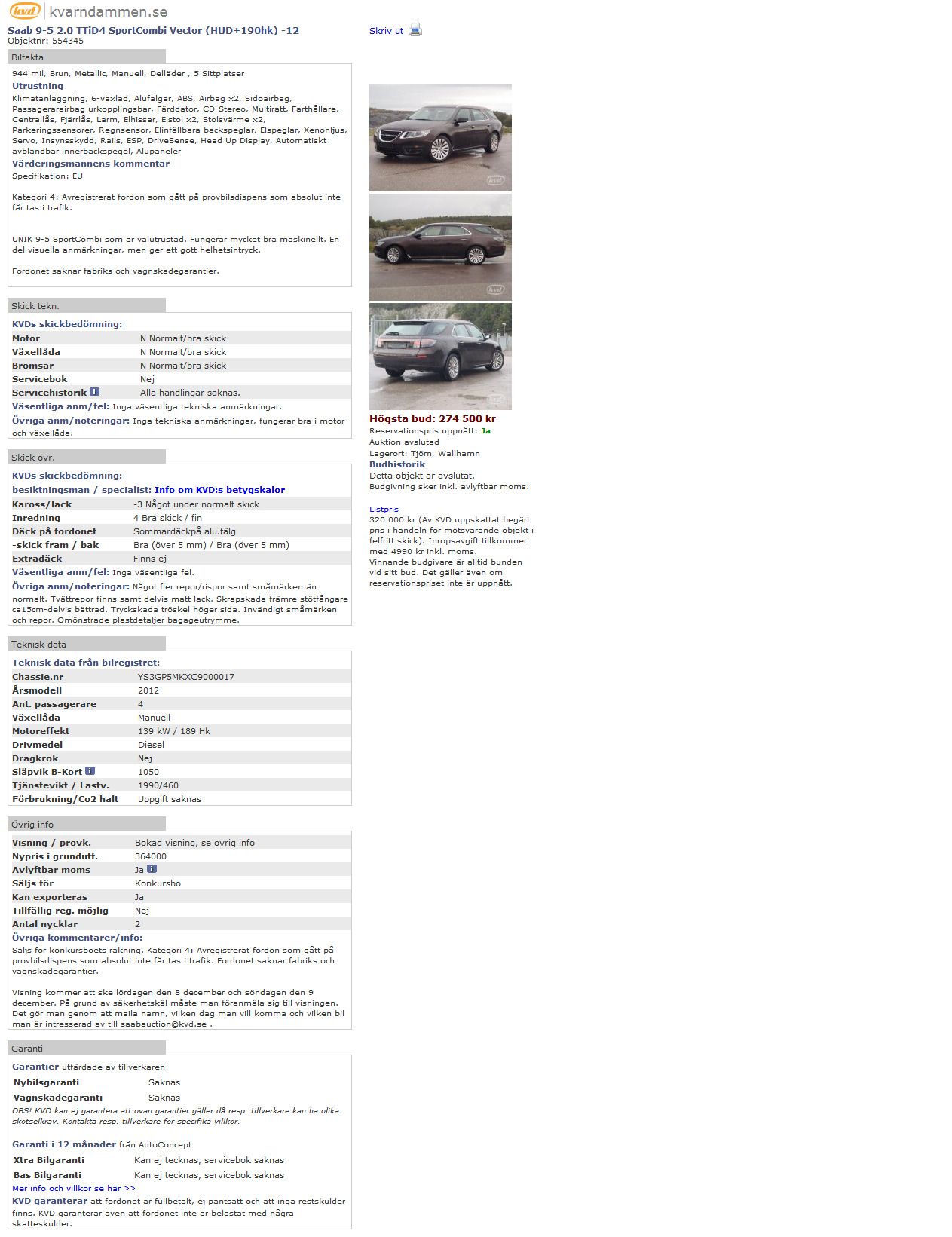 Car Profiles | Saab 9-5NG SportCombi