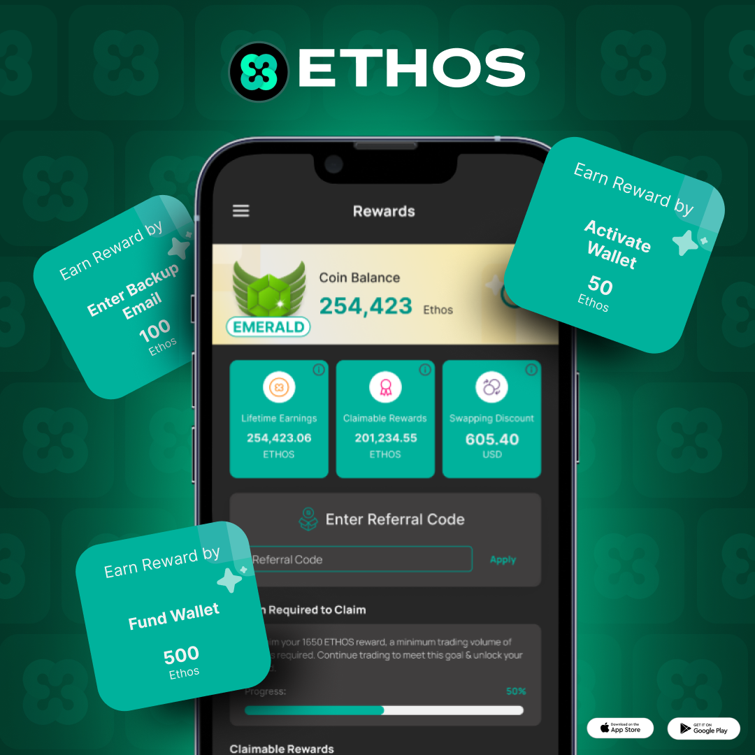 DeFi Wallet & Trading | Ethos trading wallet