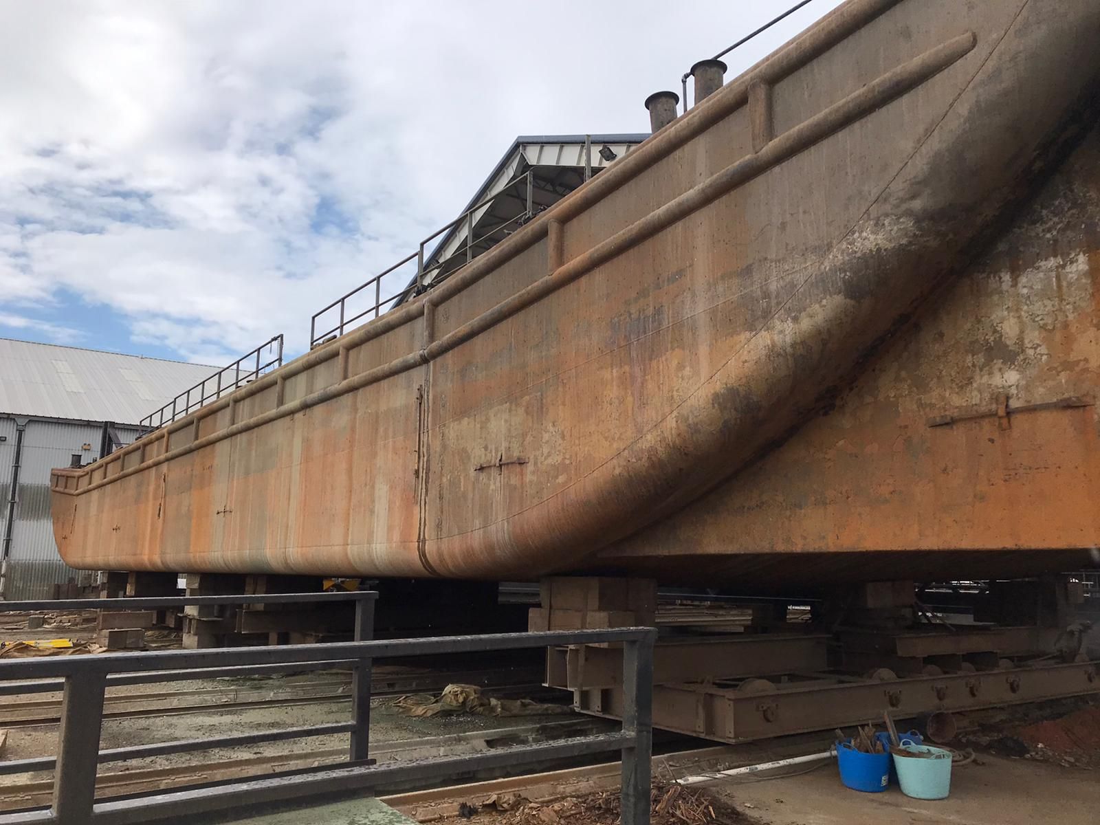 US Army Tank Barge Restoration Project by Landau Marine UK