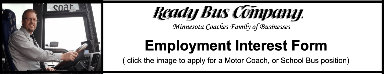 Ready Bus Company | Chartered Motorcoaches | La Crescent, MN