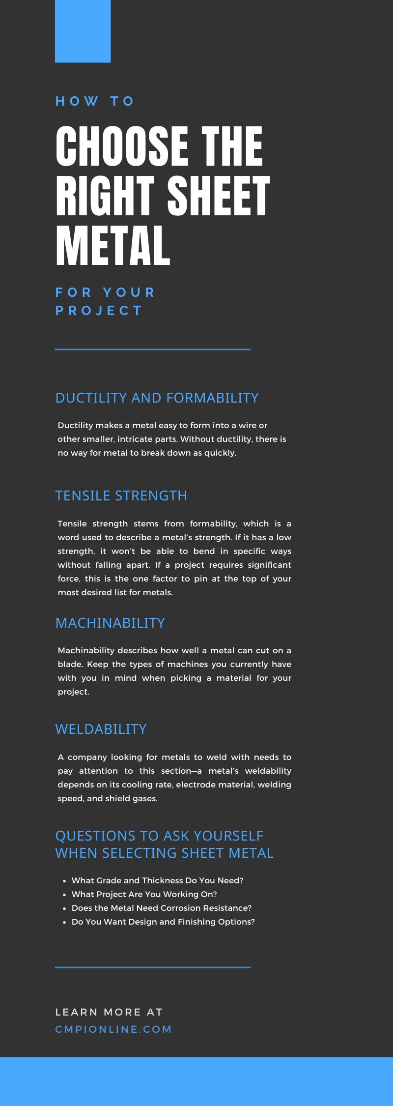 How To Choose the Right Sheet Metal for Your Project