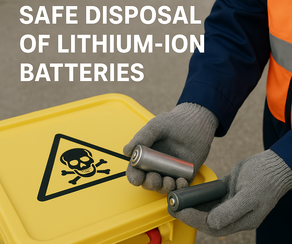 Safe Disposal of Lithium-Ion Batteries