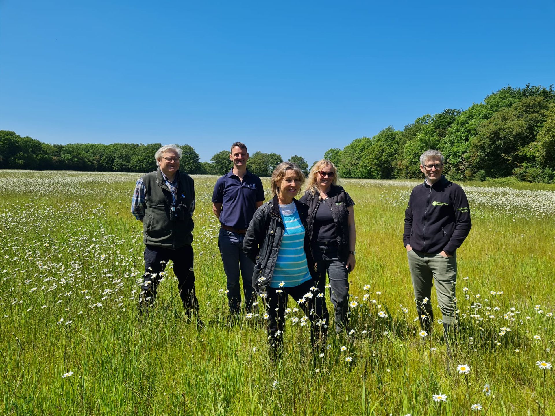 Defra's Environmental Quality Minister visits Spains Hall Estate