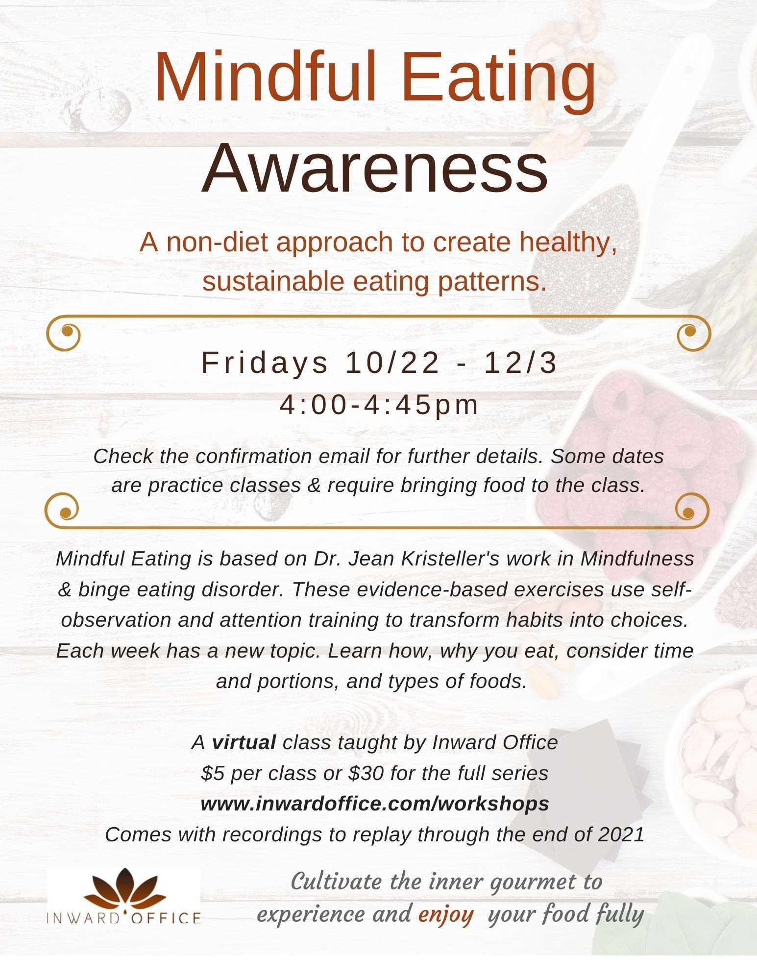 Mindful Eating Workshop Series