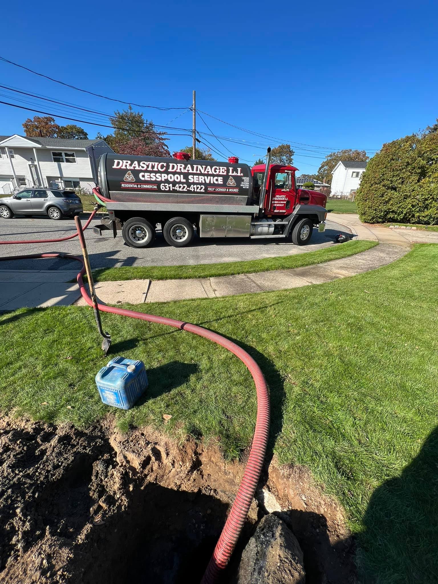 Best Cesspool Service and Pumping in Long Island - Drastic Drainage
