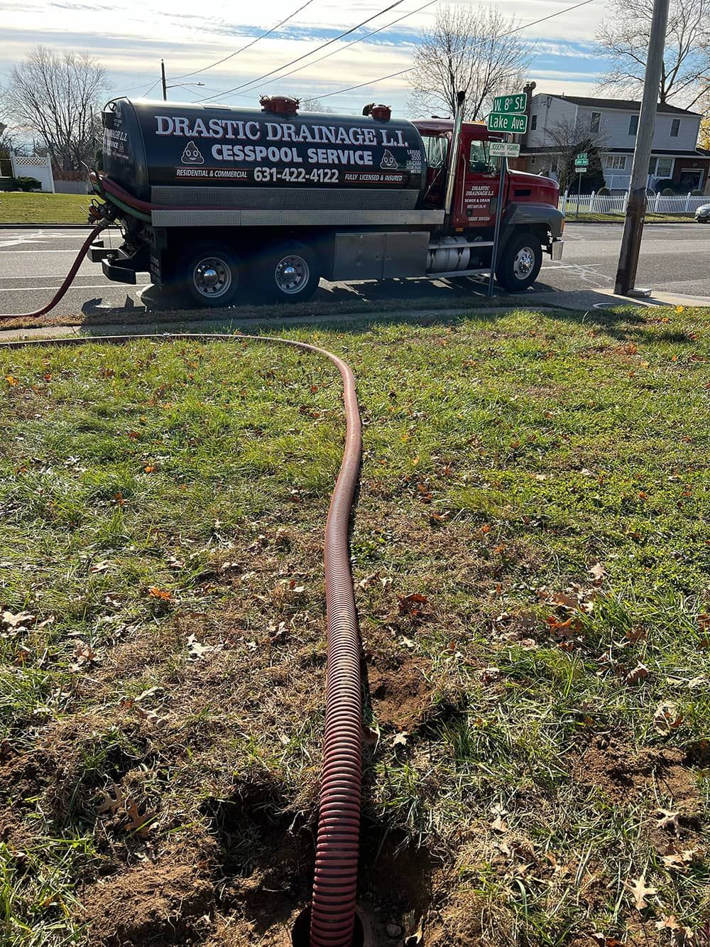 Drastic Drainage Long Island Cesspool Service - Residential & Commercial