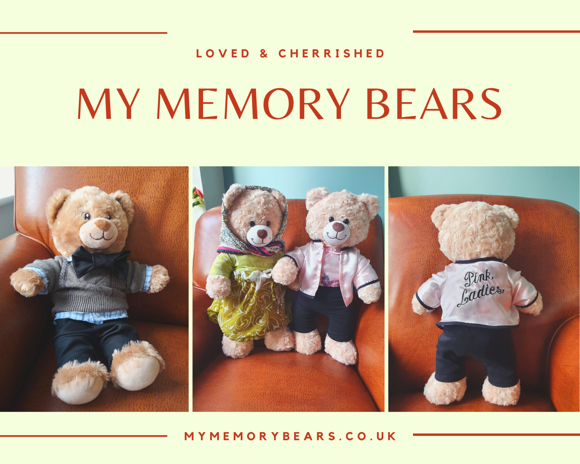 My Memory Bears - Loved and Cherished Special Keepsakes