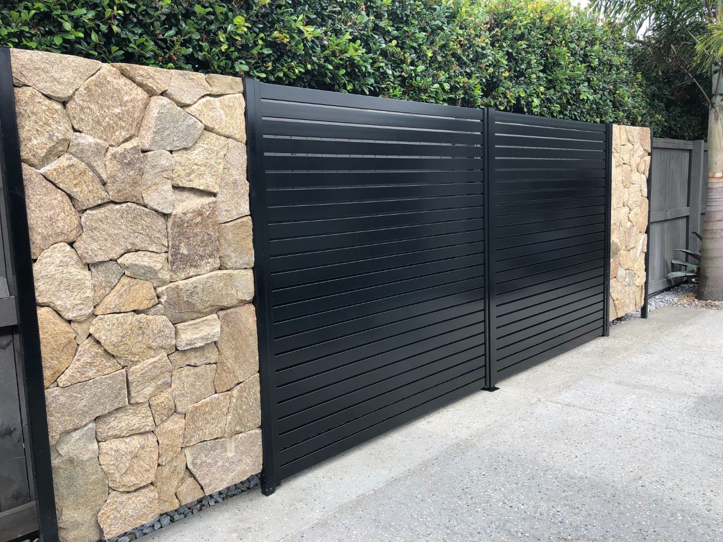 Aluminium Slat Panels and Gates | Oceans Fencing