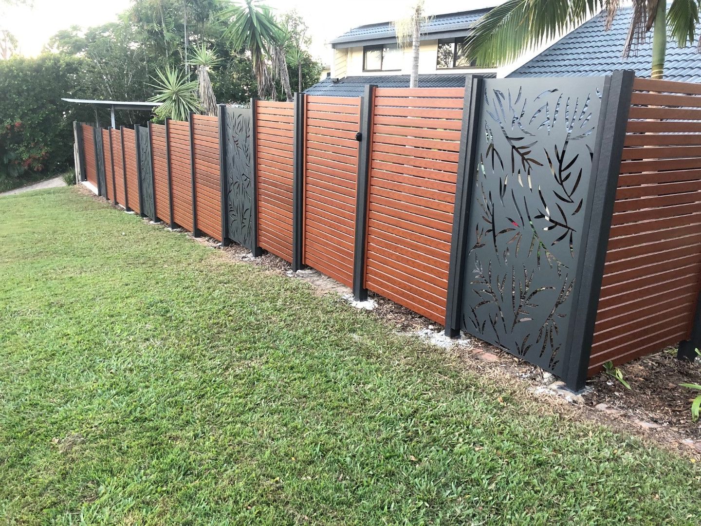 Aluminium Slat Panels and Gates | Oceans Fencing