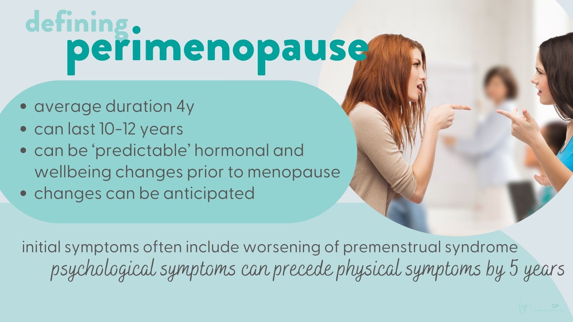 WEBINAR: Perimenopause when the symptoms are not hot flushes