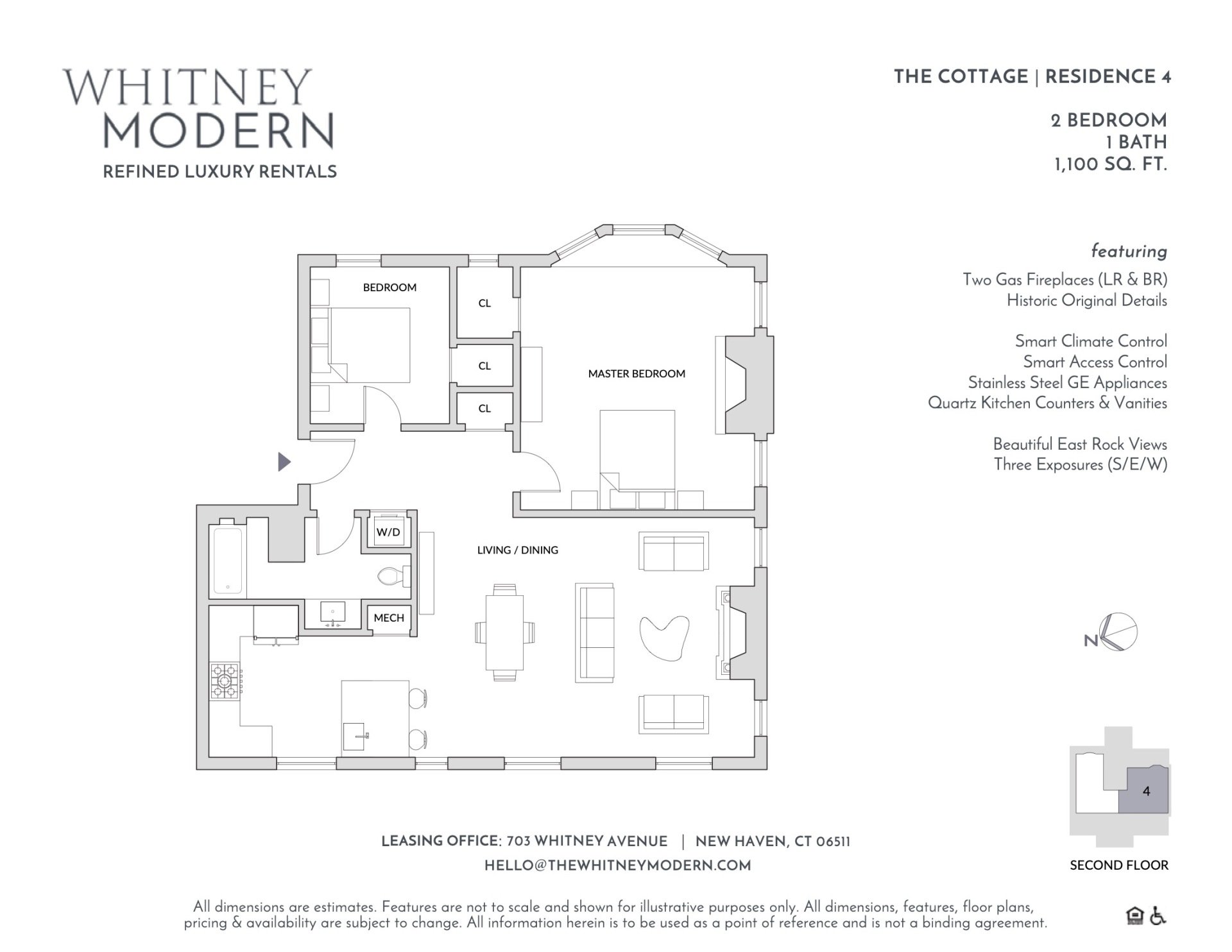 WHITNEY MODERN | BOUTIQUE RENTALS
