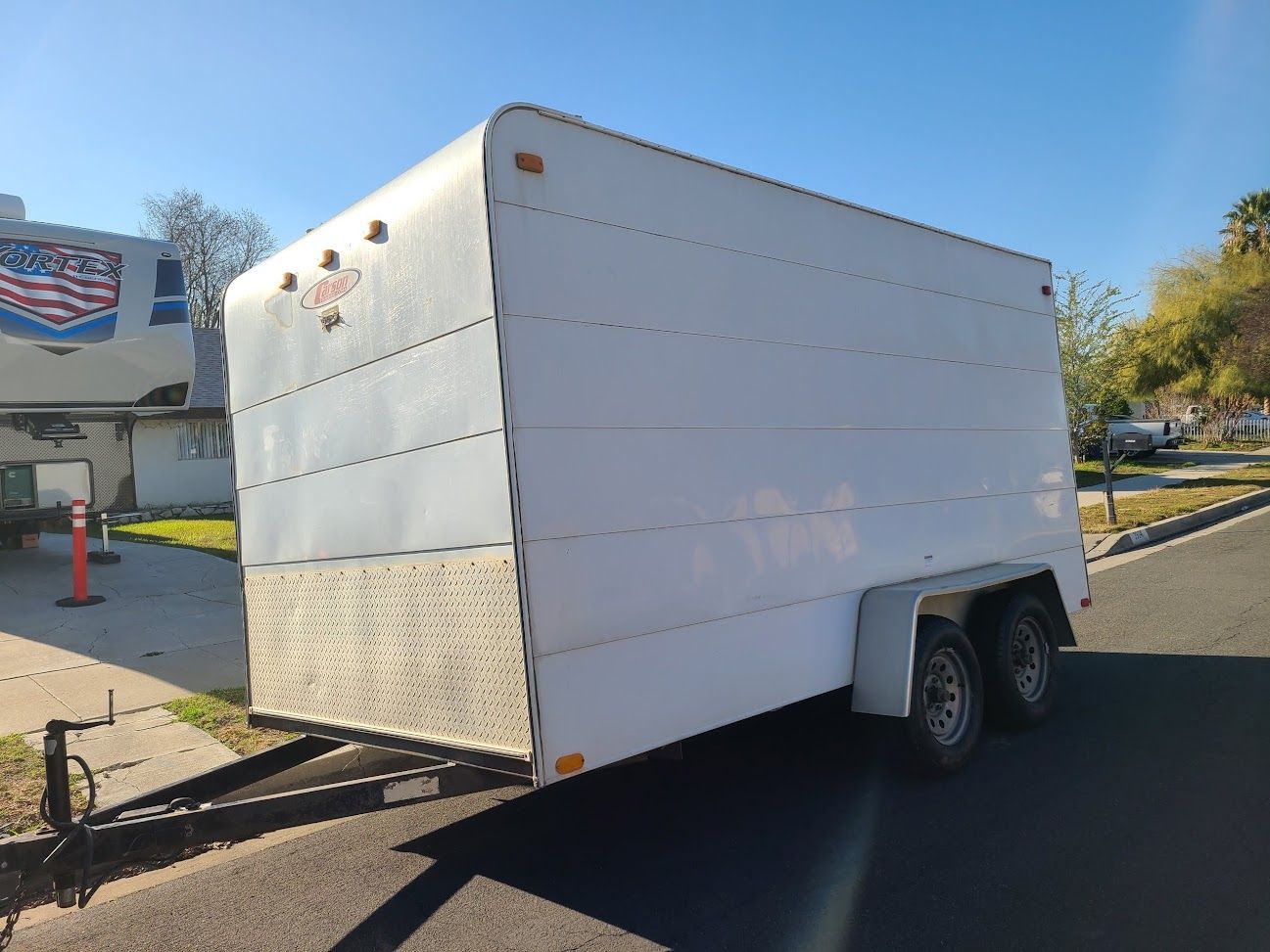 14x7x6.5 ENC Ramp 36 RV Door | Lake Forest, CA | Speedy Trailers