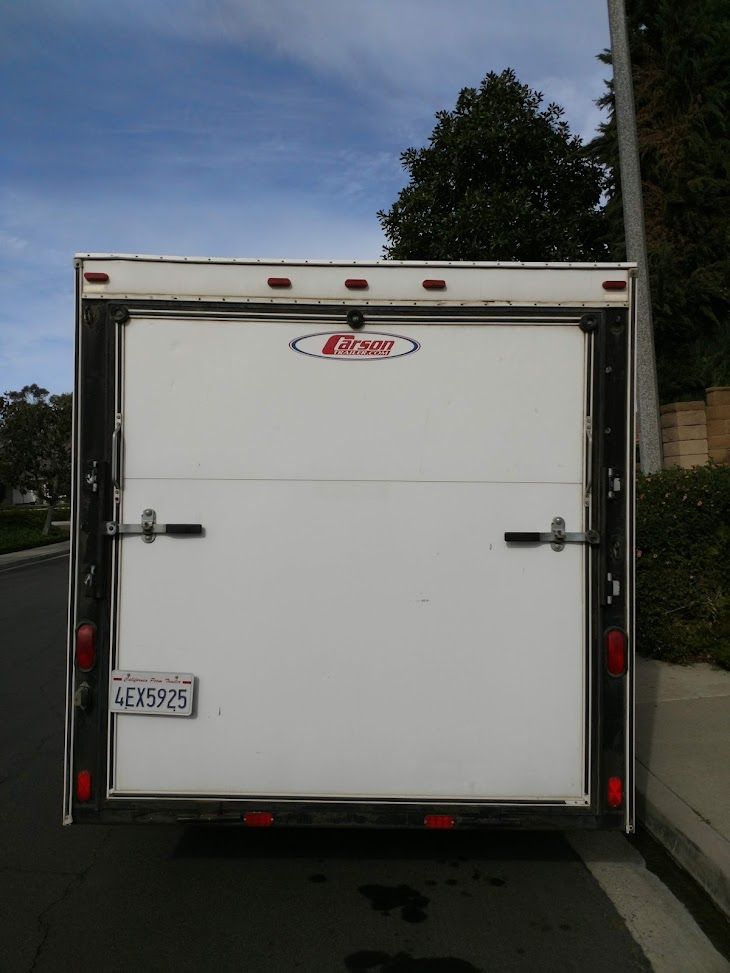 14x7x6.5 ENC Ramp 36 RV Door | Lake Forest, CA | Speedy Trailers