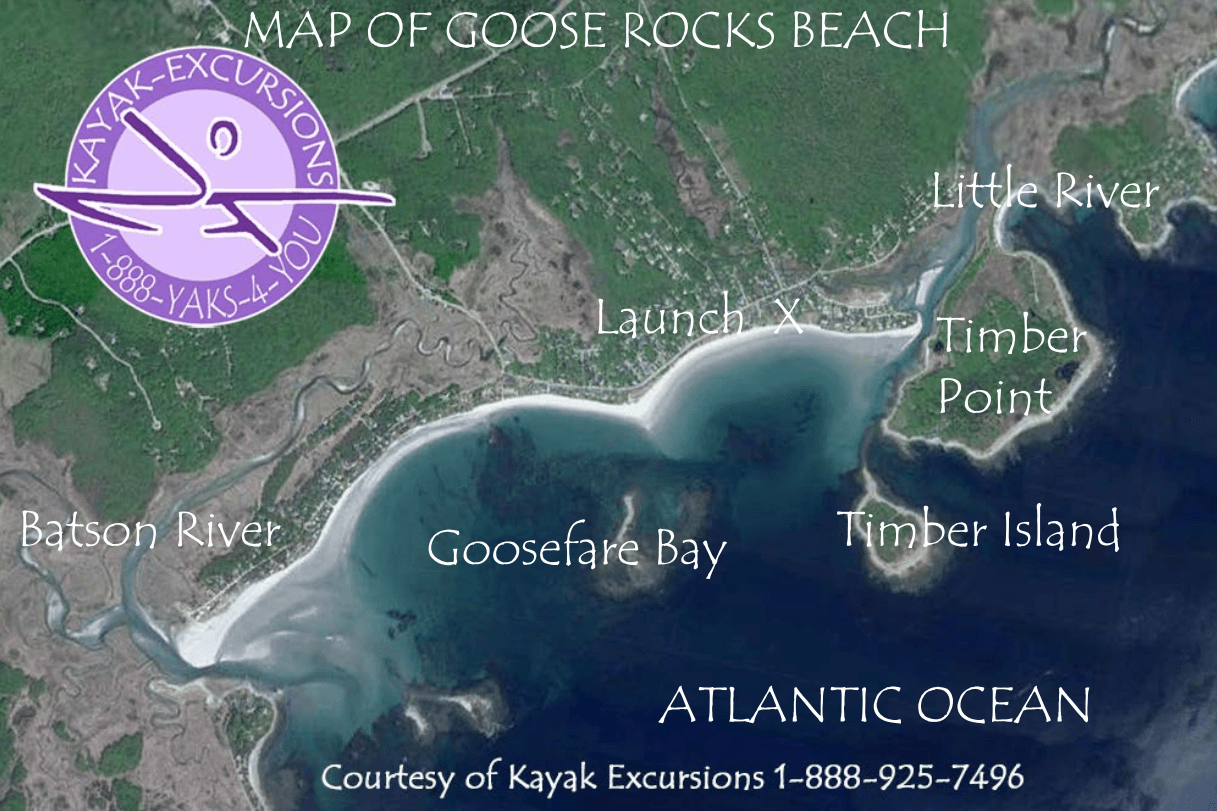 Goose Rocks Beach Map | Kayak Excursions - Kennebunkport ME