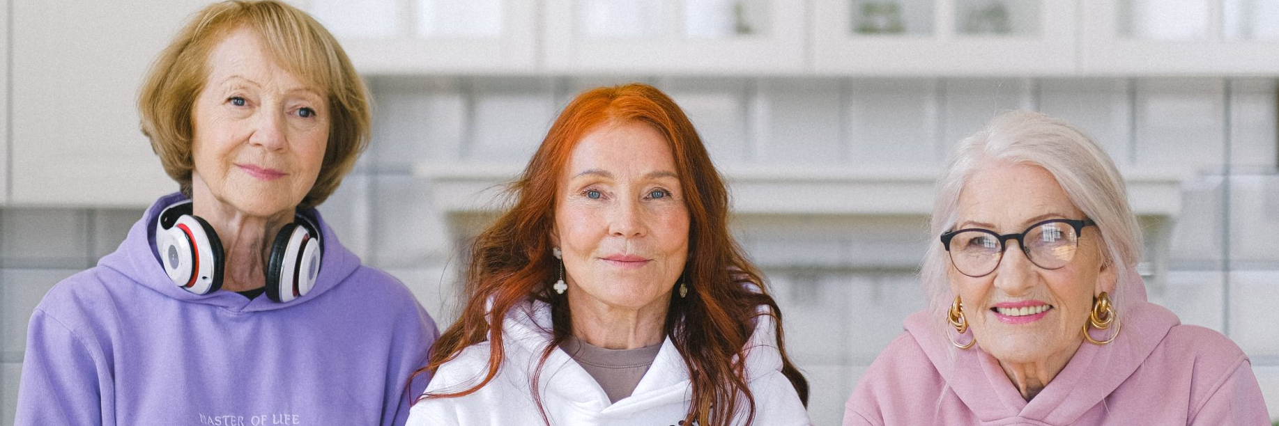 Home page of Over 50s party website