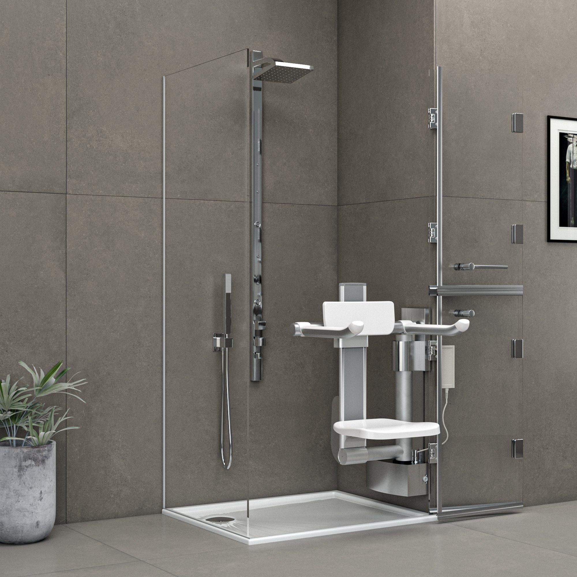 Autonomy Aids | Shower seat for people with reduced mobility
