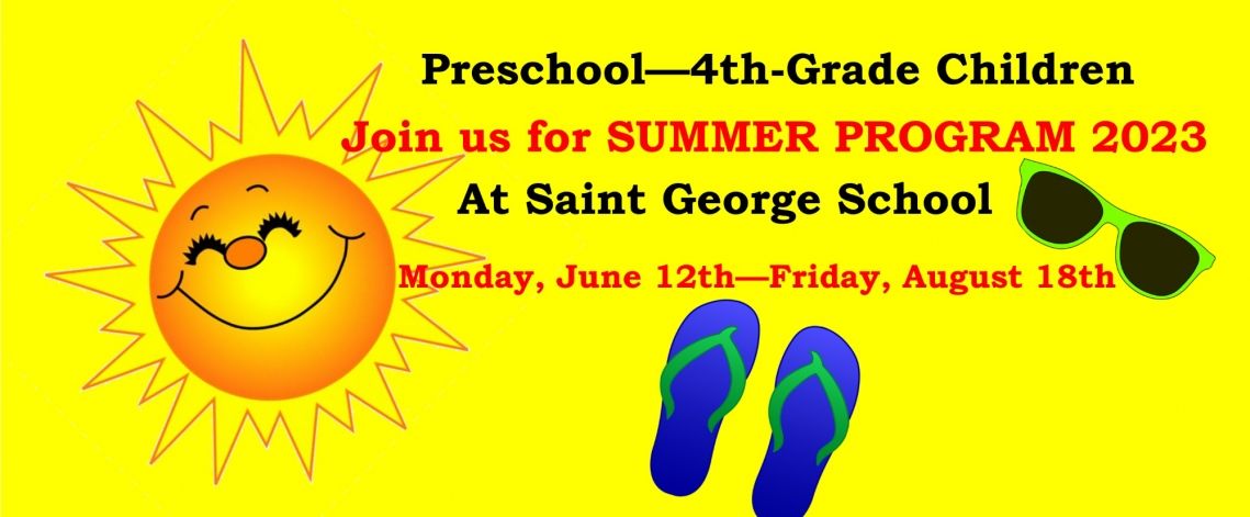 Summer Fun Program | Saint George Catholic School | Erie, PA