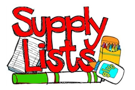 2025-2026 School Supply Lists