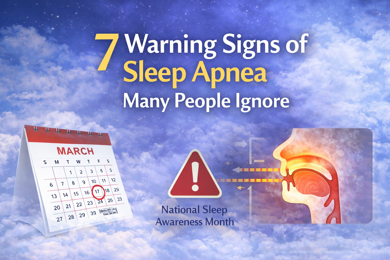 The 7 Warning Signs of Sleep Apnea Many People Ignore