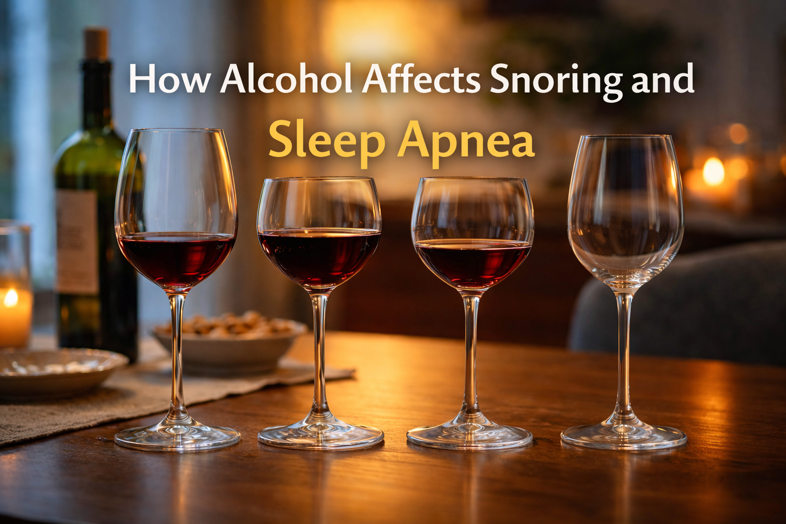 How Alcohol Affects Snoring and Sleep Apnea