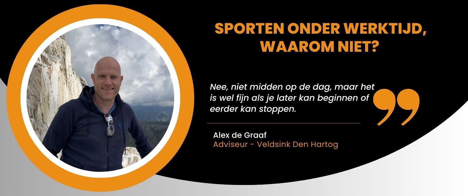 STELLING: SPORTEN ONDER WERKTIJD, WAAROM NIET?