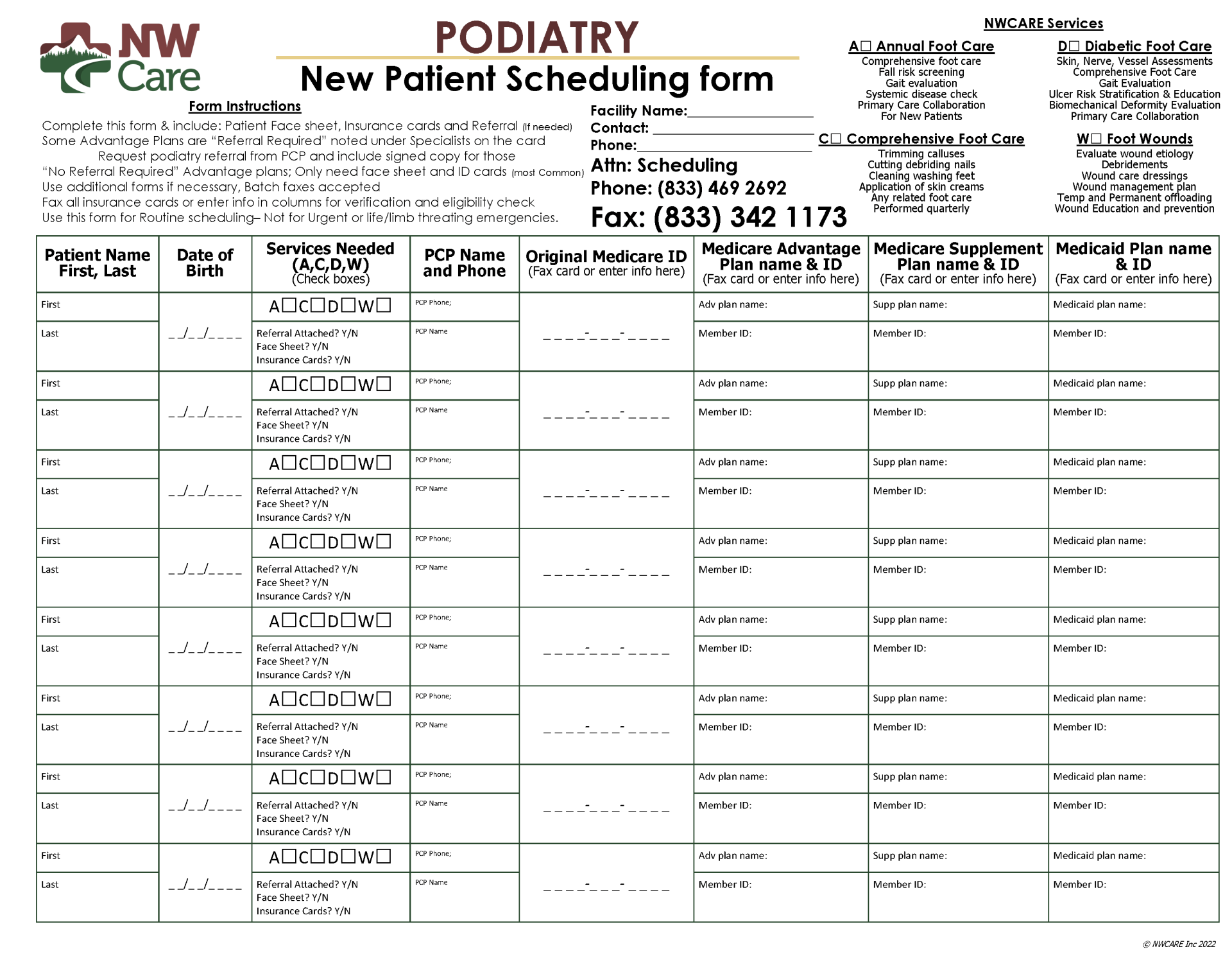 Downloads | Northwest Health Care
