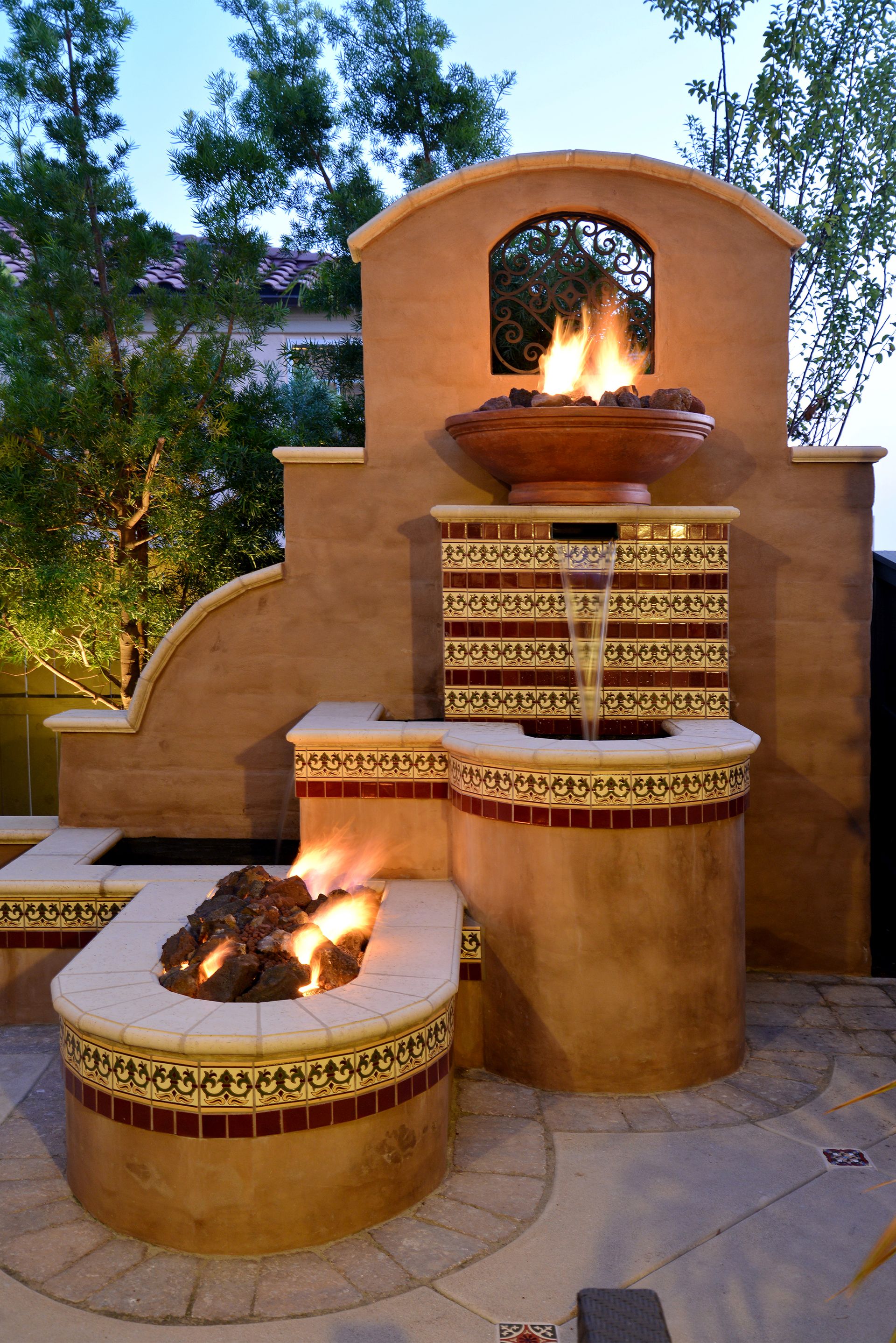 Outdoor Fire & Water Features | North County San Diego