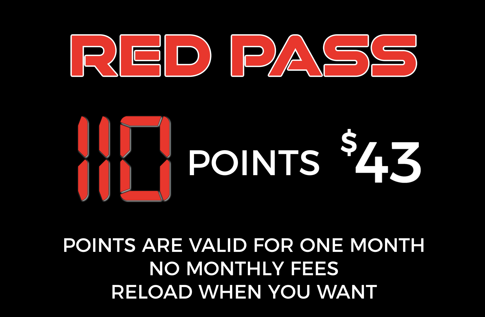 Red Pass is our Membership offering