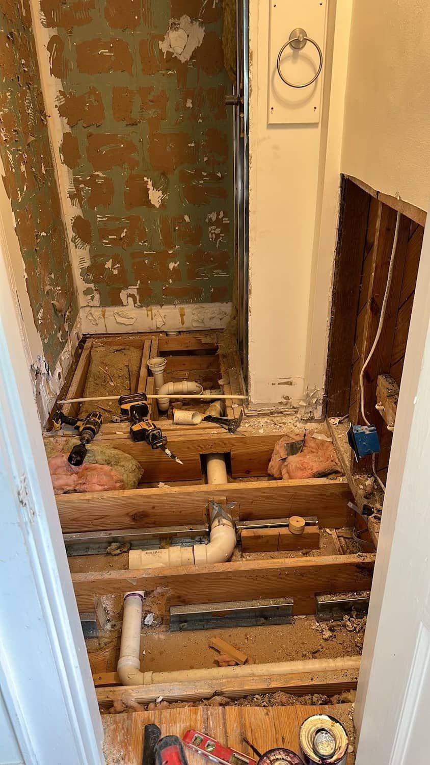 Complete Bathroom Overhaul After Water Damage
