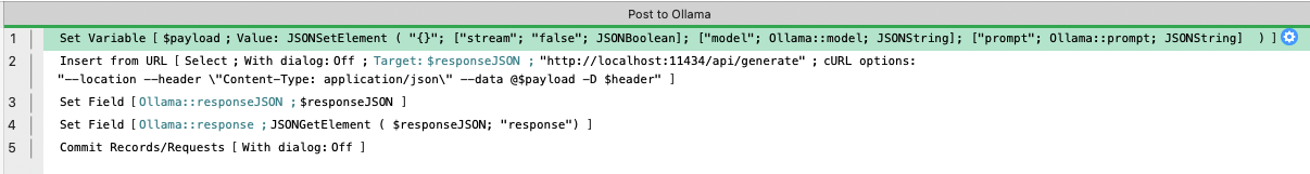 Getting Started with FileMaker and Private AI: Ollama