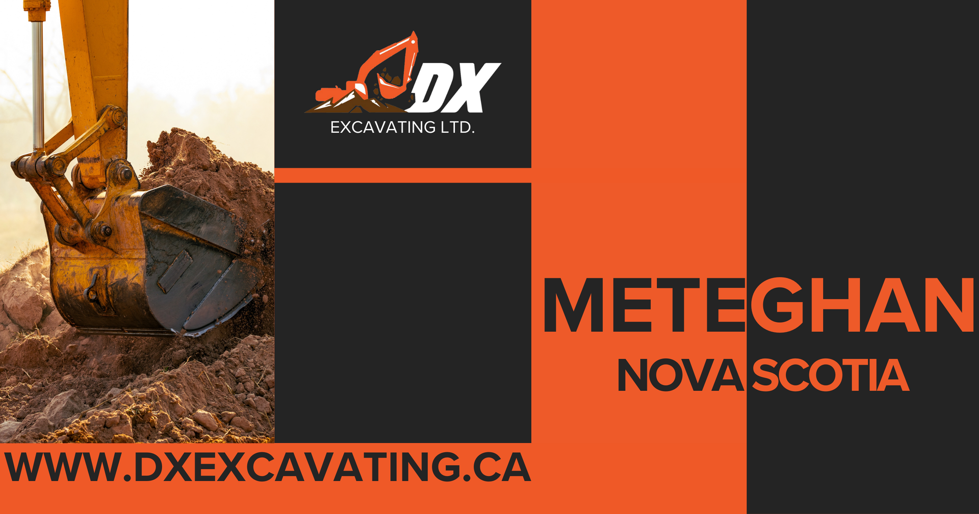 DX Excavating | Expert Heavy Equipment Services in Meteghan, Nova Scotia