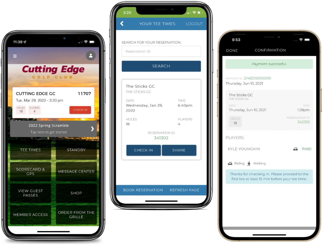 Golf Booking and Tee Time App | Club Prophet