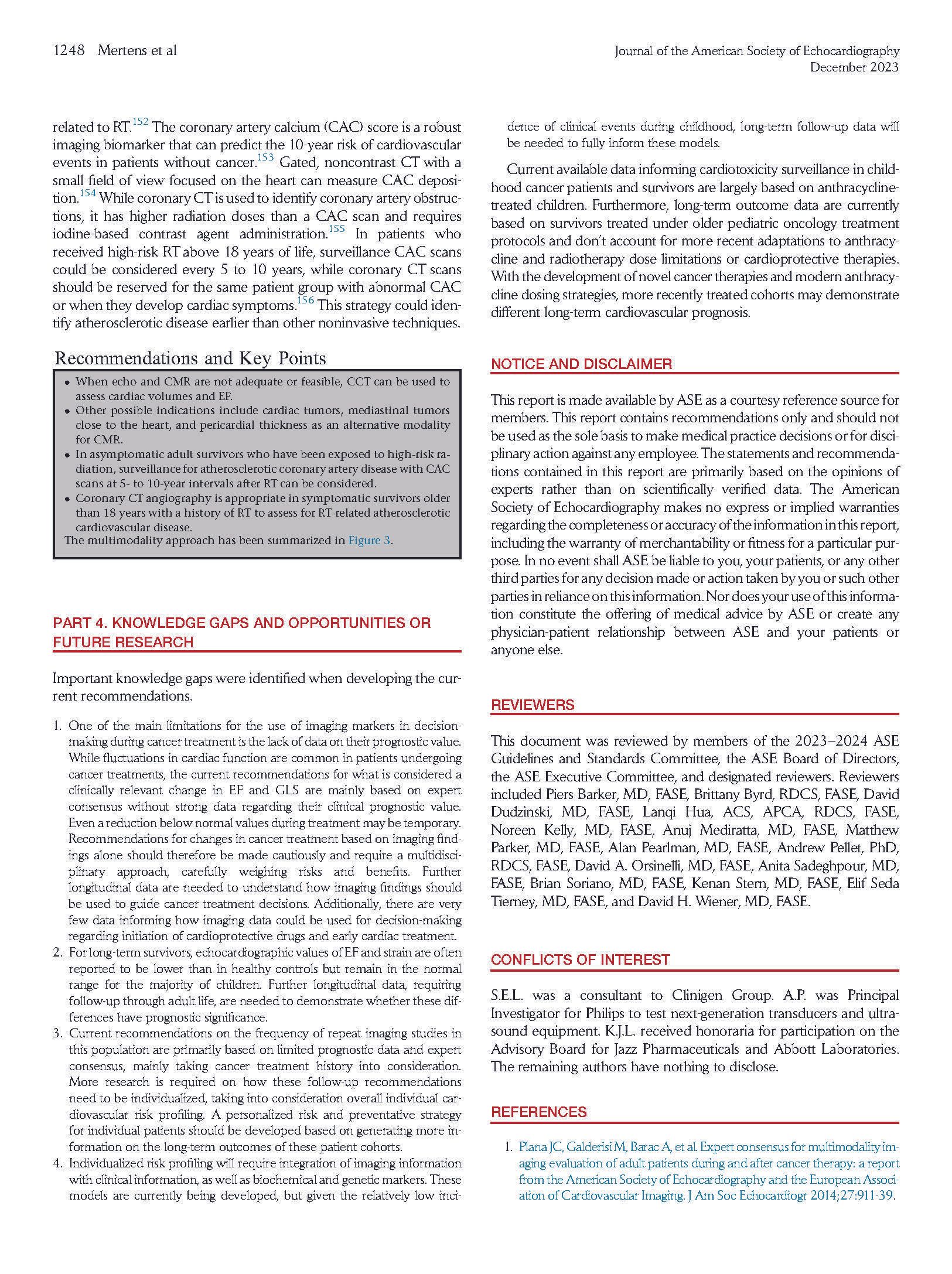 Multimodality Imaging for Cardiac Surveillance of Cancer Treatment in ...