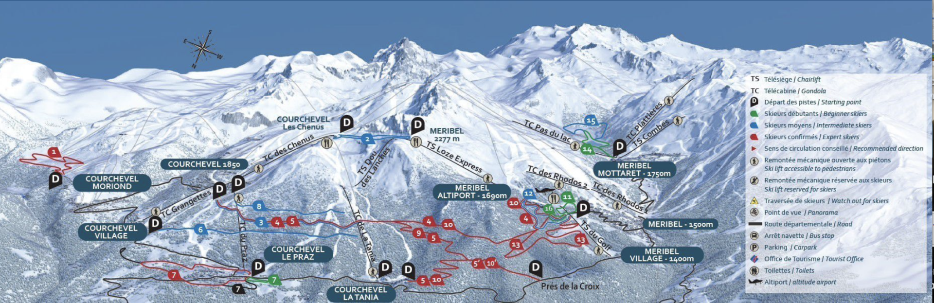 GoXski - Information about cross country skiing in the Three Valleys ...