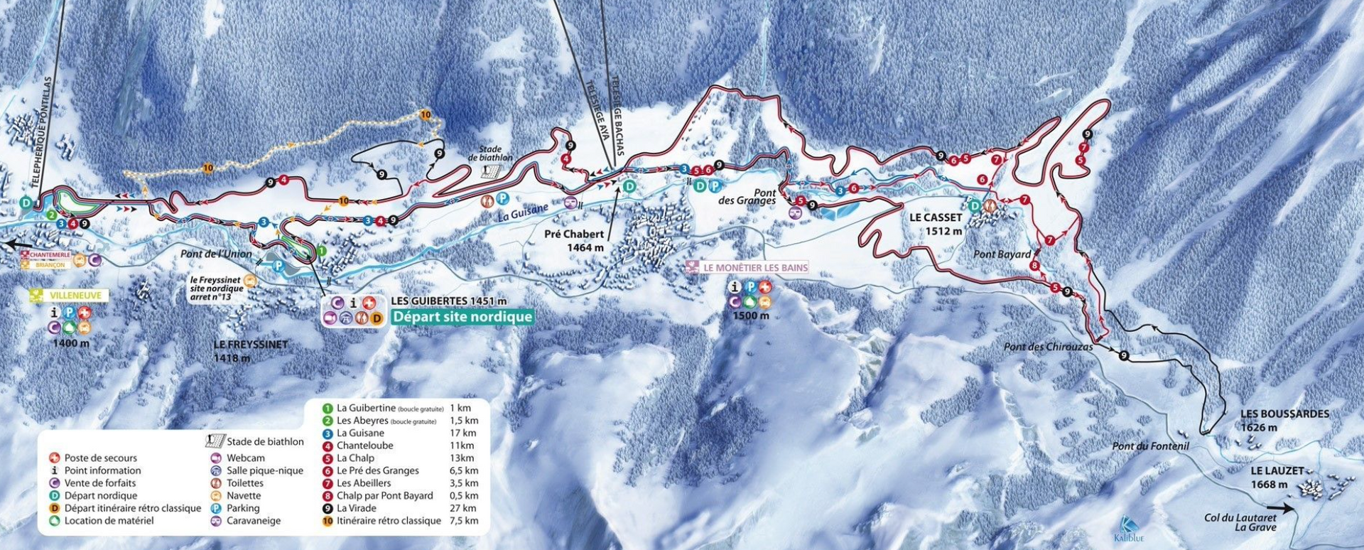 GoXski - Information about cross country skiing in Briançon, Southern ...