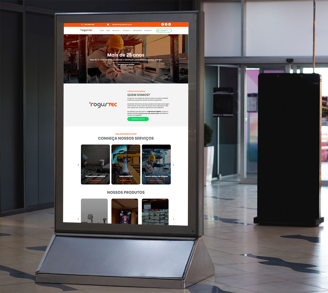 Totens Digitais Personalizados | Rogustec