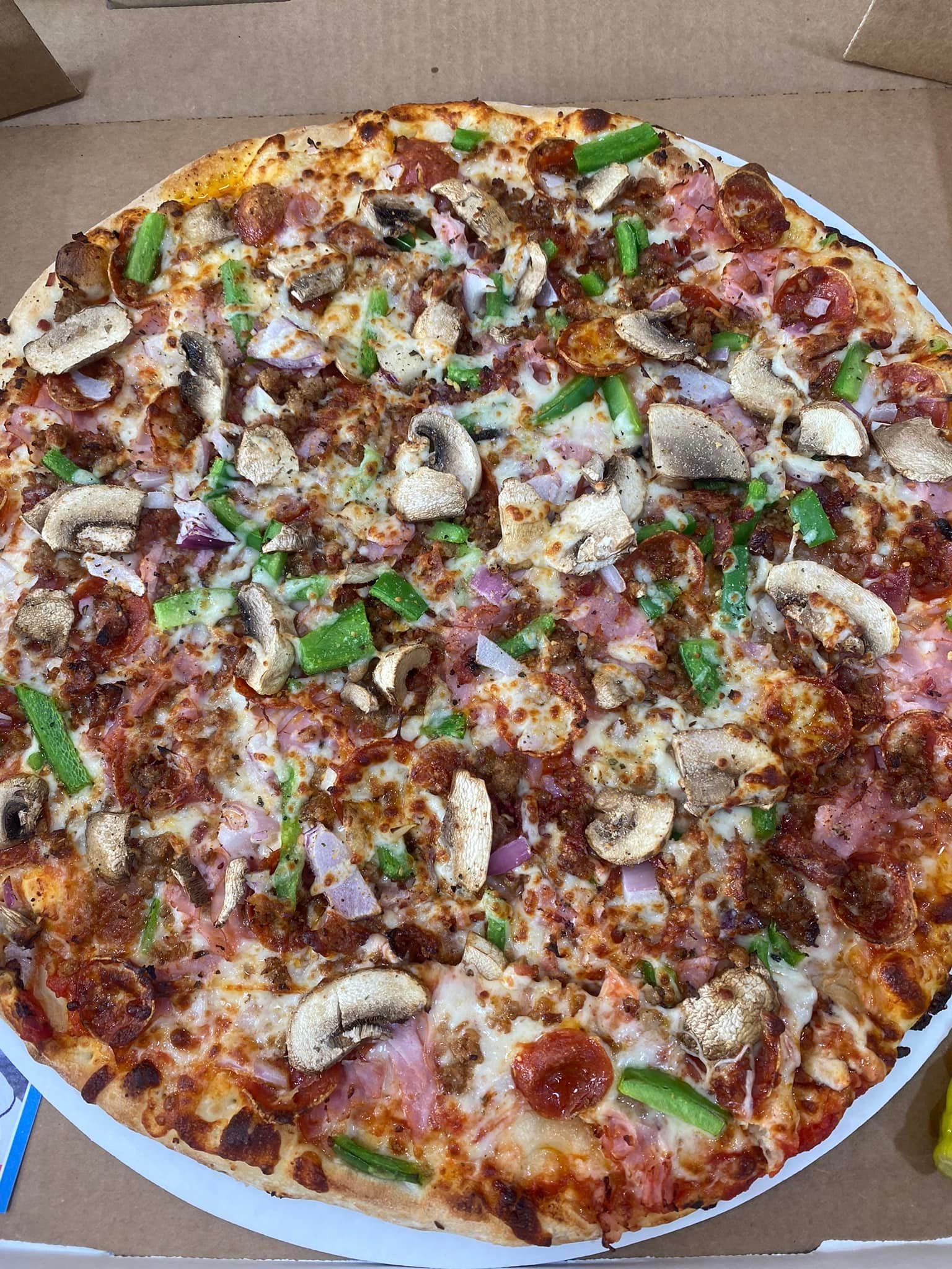 Baseball-Themed Pizza | Casey's Dugout | Evansville IN