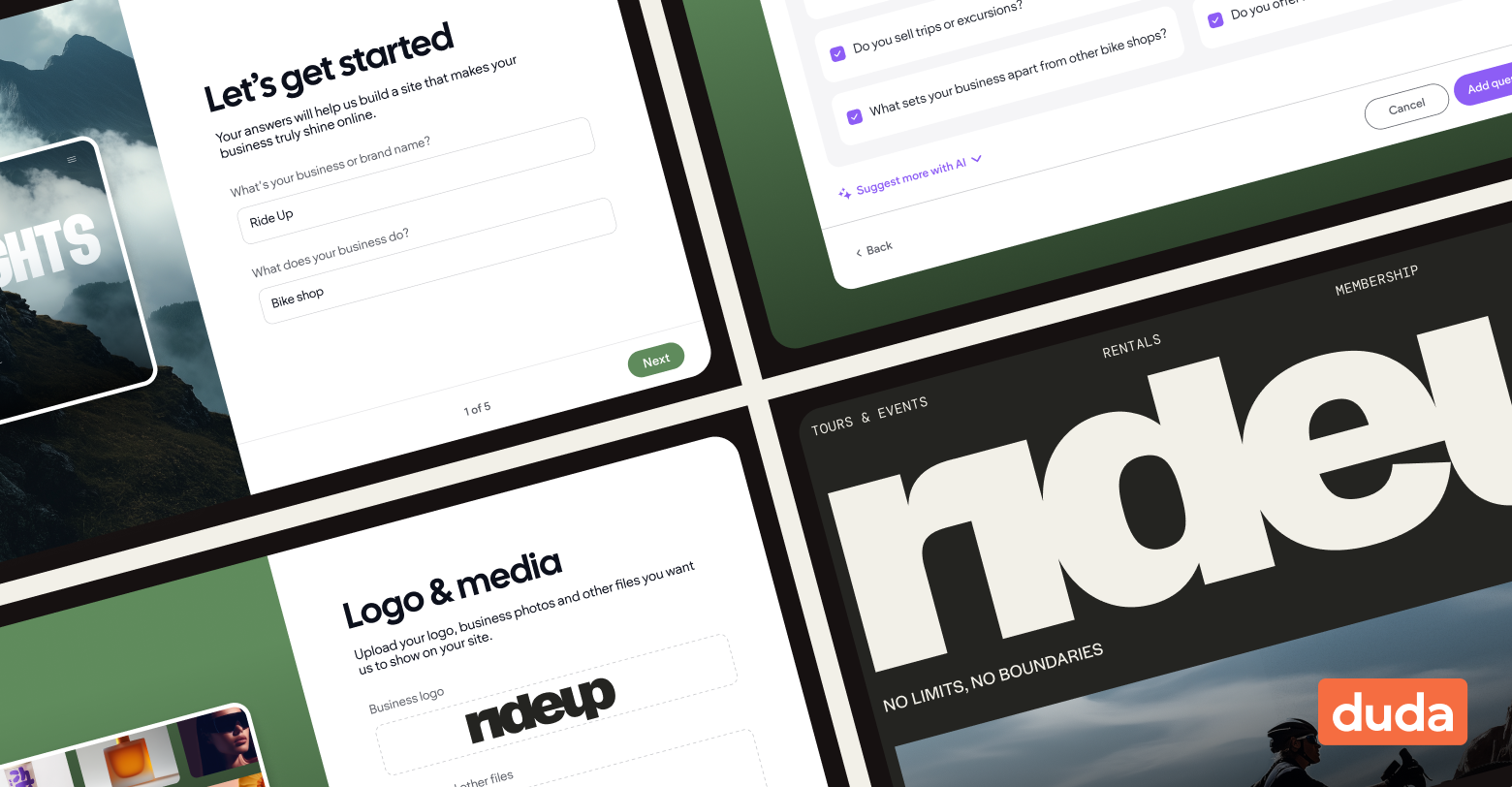 Duda revolutionizes client content collection with an embedded AI-powered solution