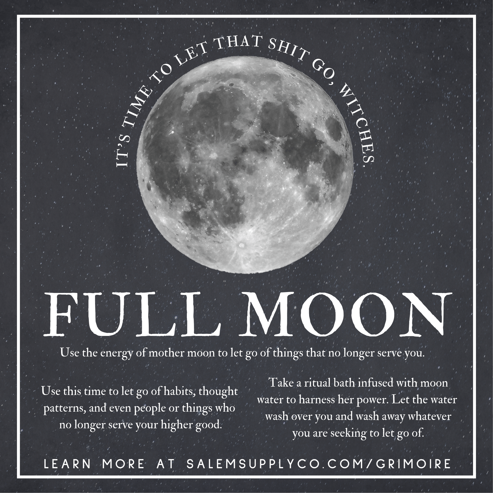Full Moon Magic: Letting Go