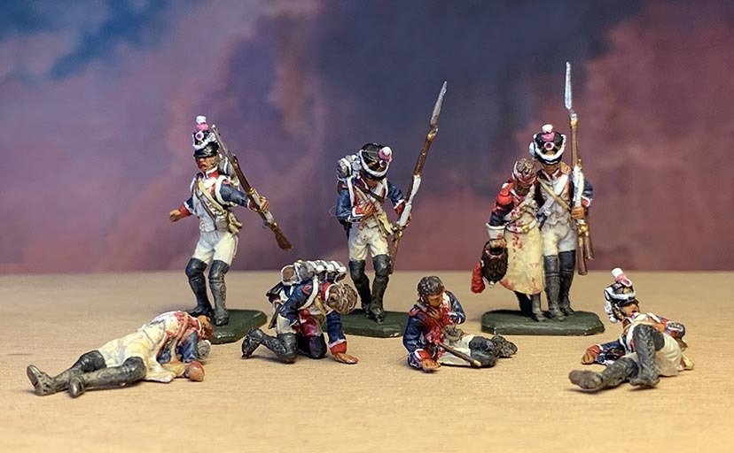 French Infantry 1812 Firing and Casualties