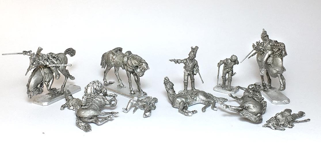 French Cuirassiers Standing and Casualties