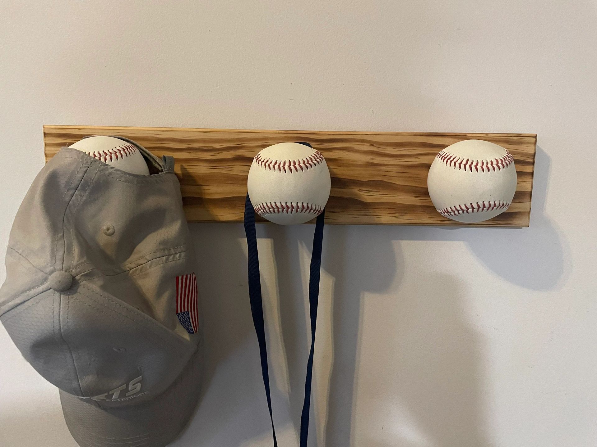 Rustic Baseball Hat/Coat/Medal Hanger