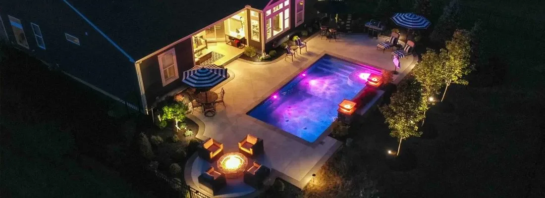 Professional Landscape Lighting - Design & Installation | Omni Pools ...